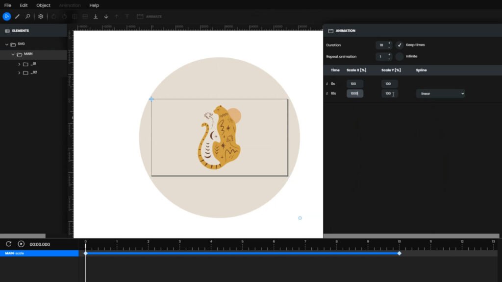 How to Create a Scale Animation on SVG Drawings | SVG Anima